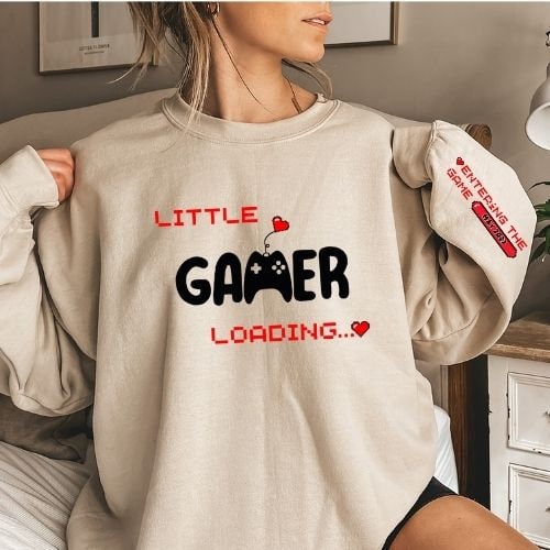 Gamer Maternity Shirt-gamer Baby-sweatshirt for Video Game Player Baby ...