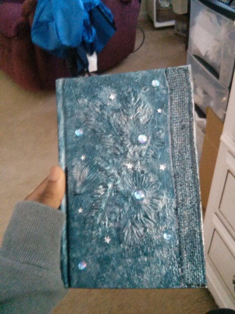 Mixed Media Decorated Journal - Etsy