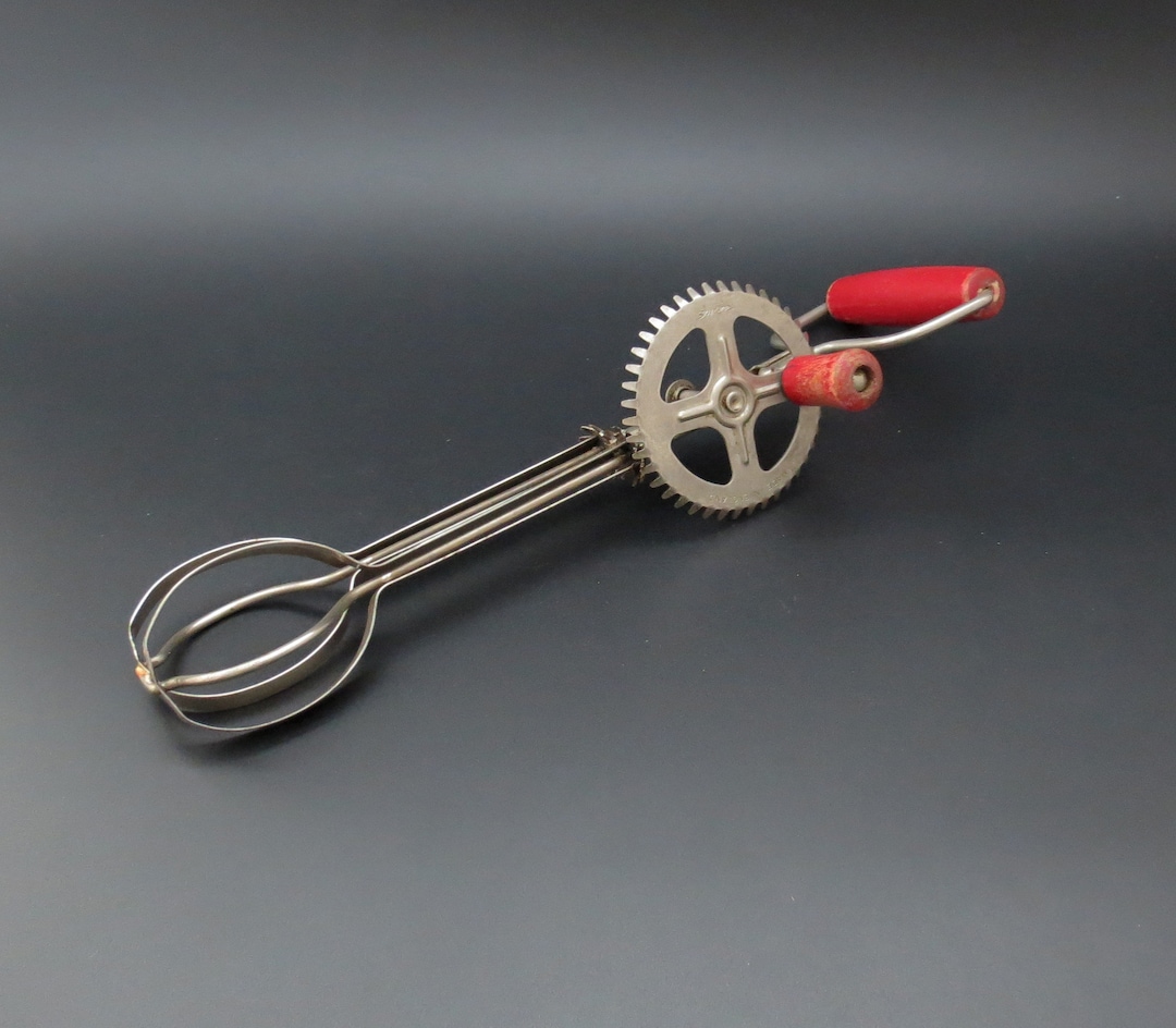 Vintage Mid-century Sky-line Mechanical Egg Beater/ Hand Whisk Kitchen ...