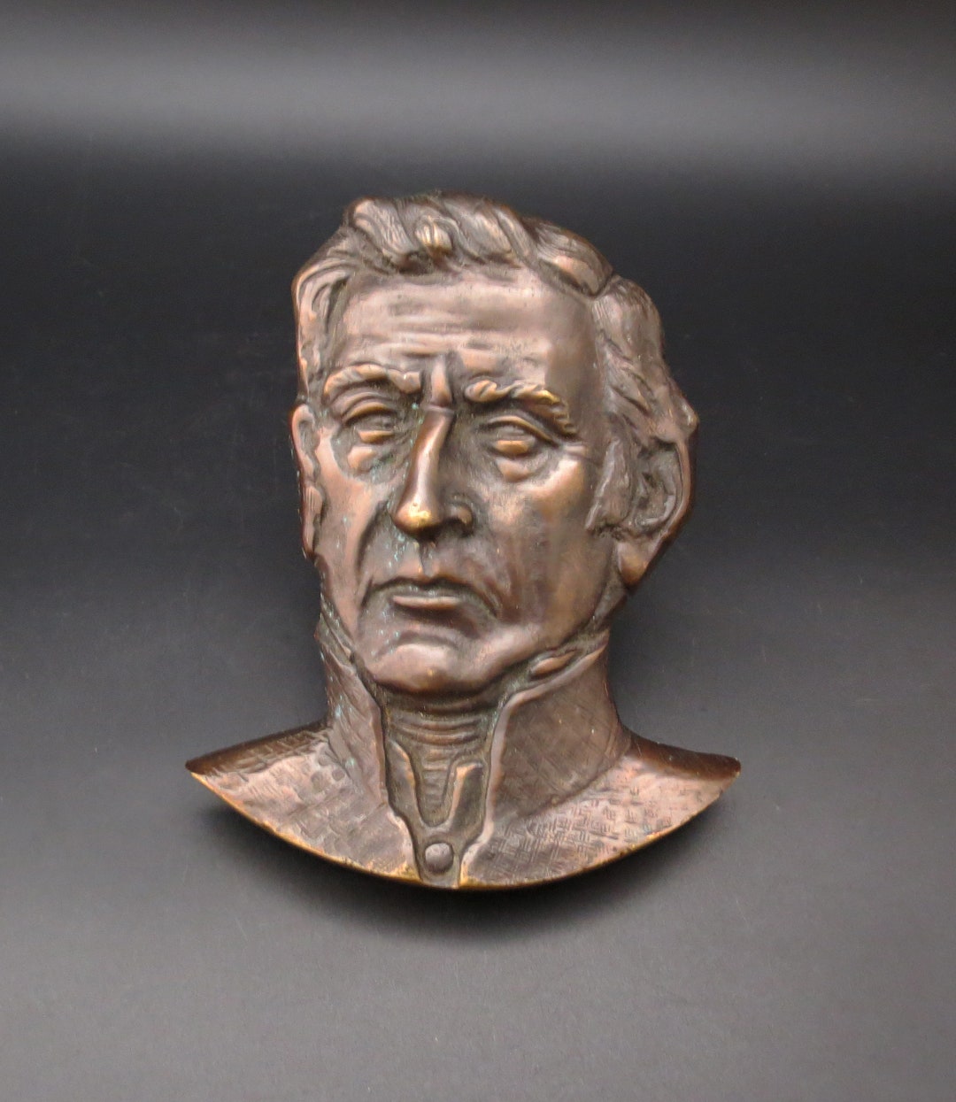 Antique/vintage Duke of Wellington Bronze/brass Bust Plaque FREE UK ...