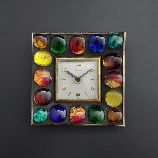 Mosaic Wall Clock - Etsy