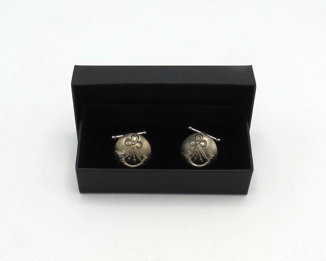 Vintage British Army Light Infantry Brigade/regiments Chain Link Button ...