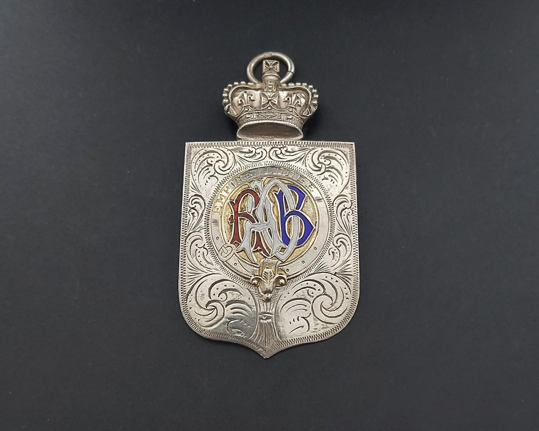 Beautiful 1897 Antique Hallmarked Sterling Silver RAOB royal ...