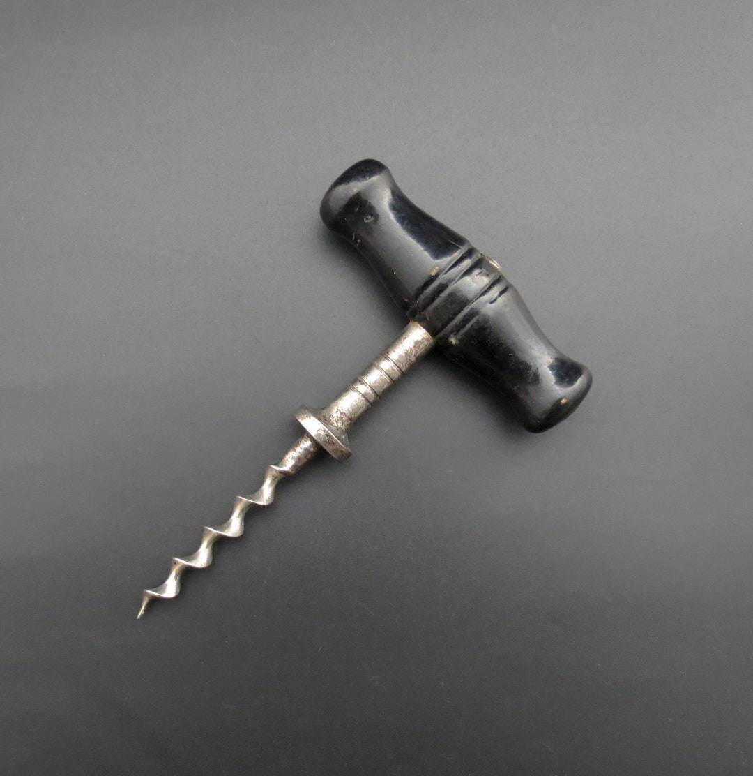 Quality Antique Straight Pull Corkscrew With Collar and Speed Screw ...