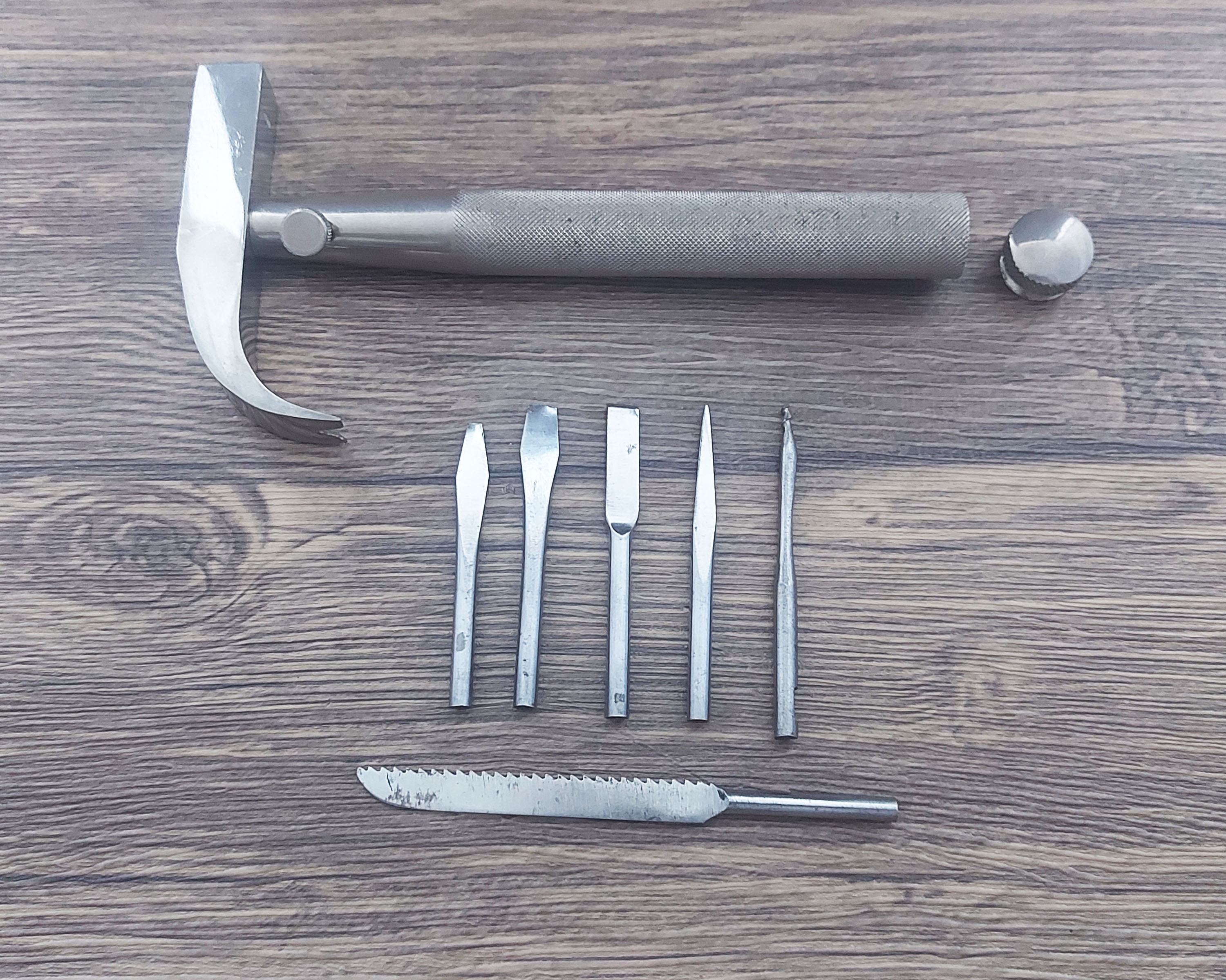 Israel Ancient Tool Awl And Hammer