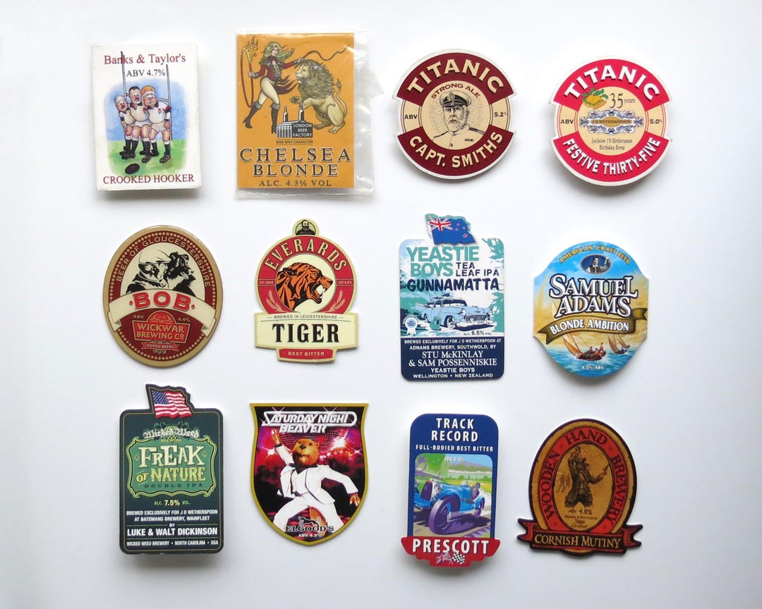 Beer Pump Clips - Sold Individually - Ideal Home Bar or Man Cave ...
