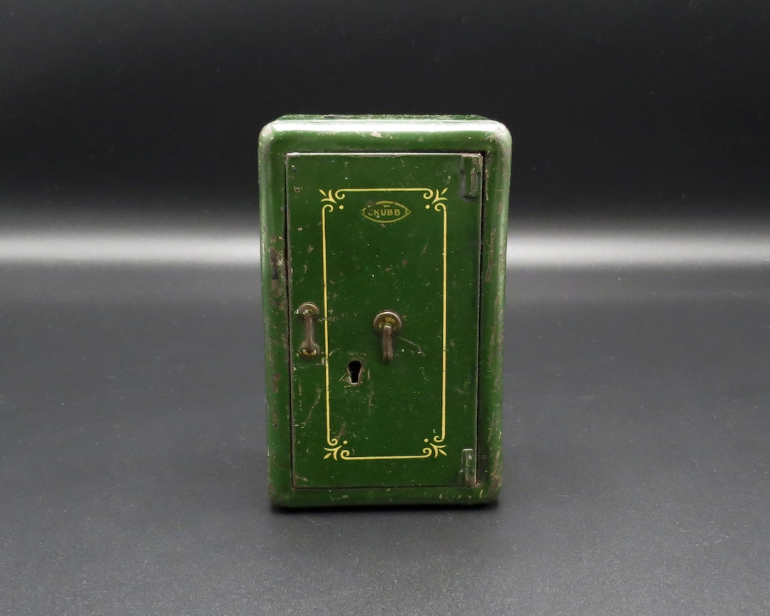 Scarce Antique Tinplate Chubb Safe Novelty Advertising Money Box. 1900s ...