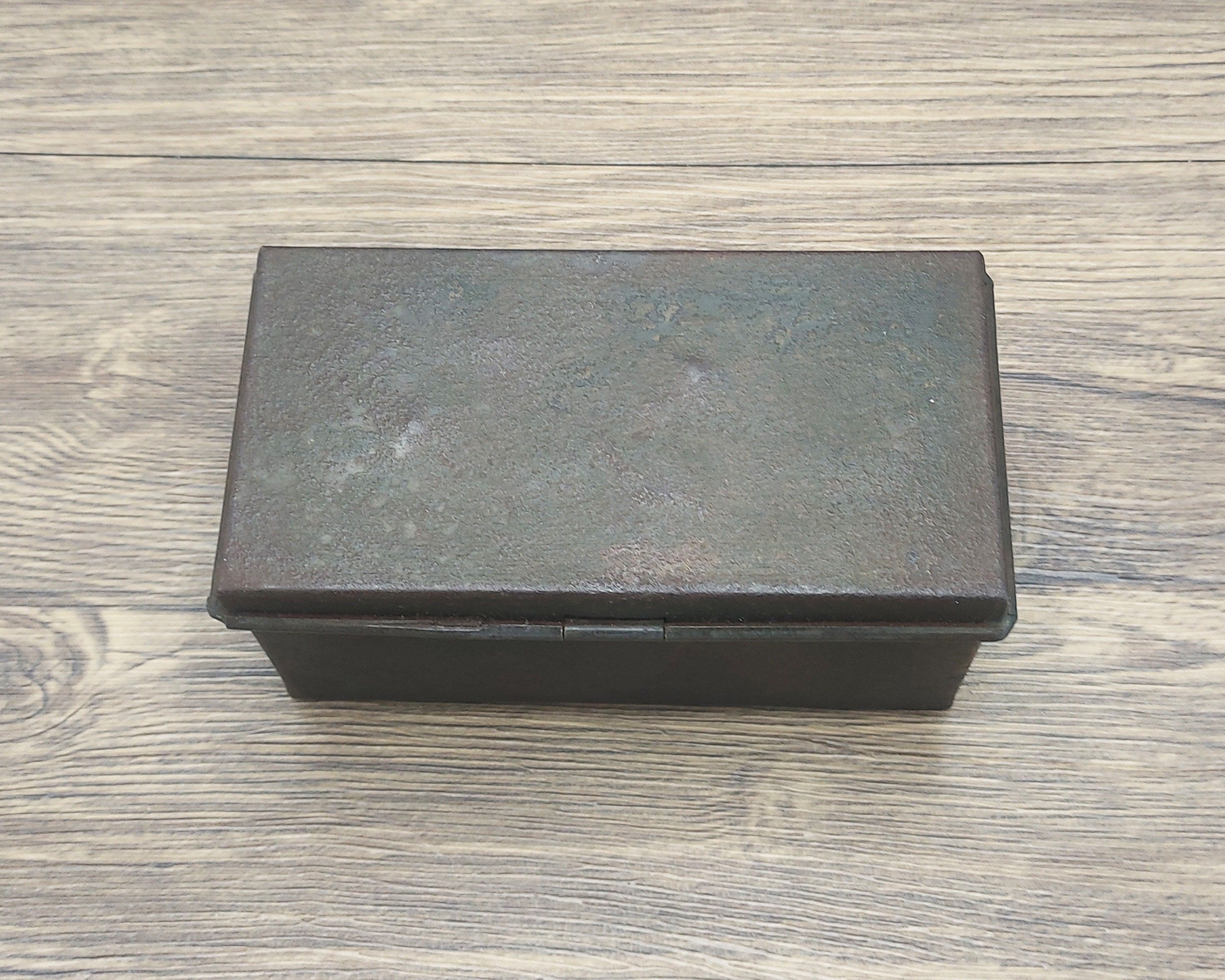 Vintage 6 Military Steel Box With Hinged Lid Spare Parts WW2 Period ...