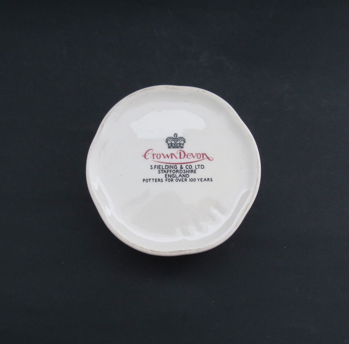 Rare Vintage Crown Devon M.Y. RAENIF Motor Yacht Ceramic Nautical ...