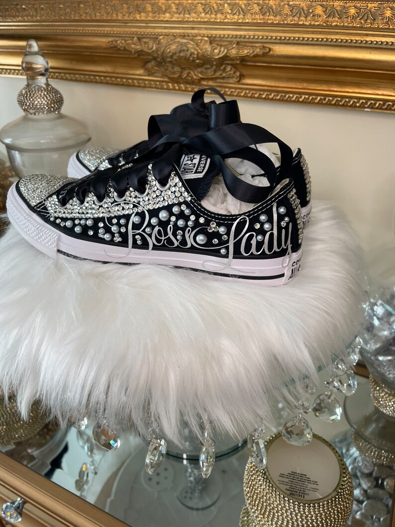 Boss Lady Custom Chucks - Etsy