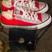 Red Custom Bling Converse - Etsy
