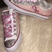 Breast Cancer Awareness Bling Converse | Etsy