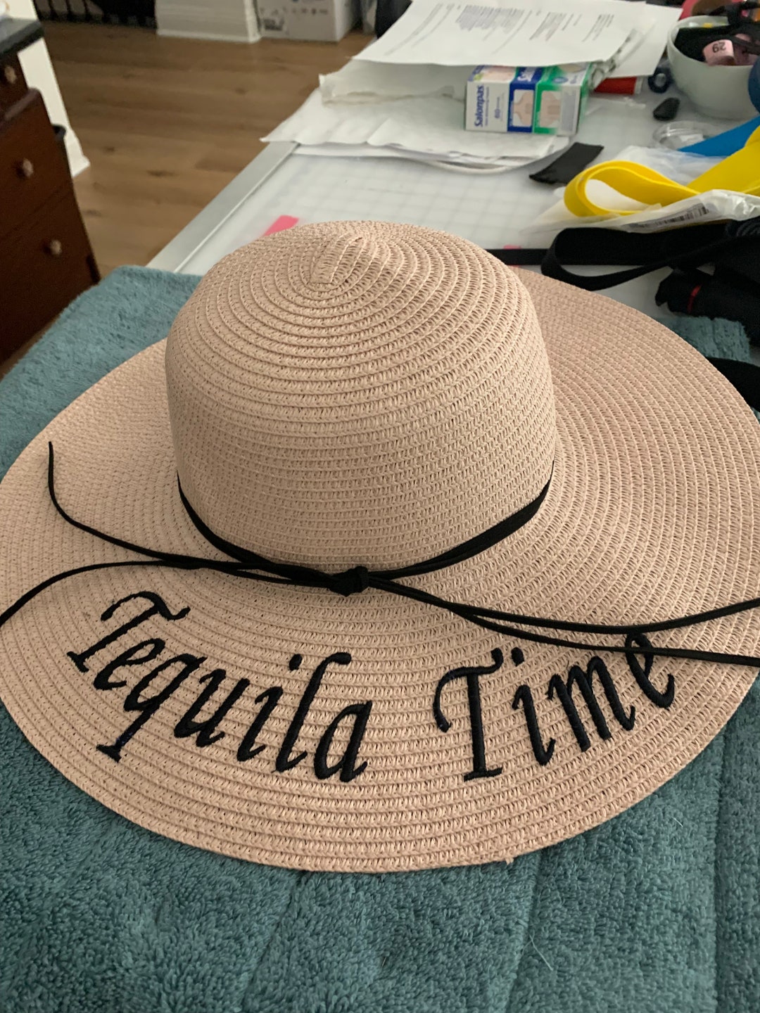 Custom Floppy Hat, Sun Hat, Personalized Sun Hat, Honeymoon Ready ...