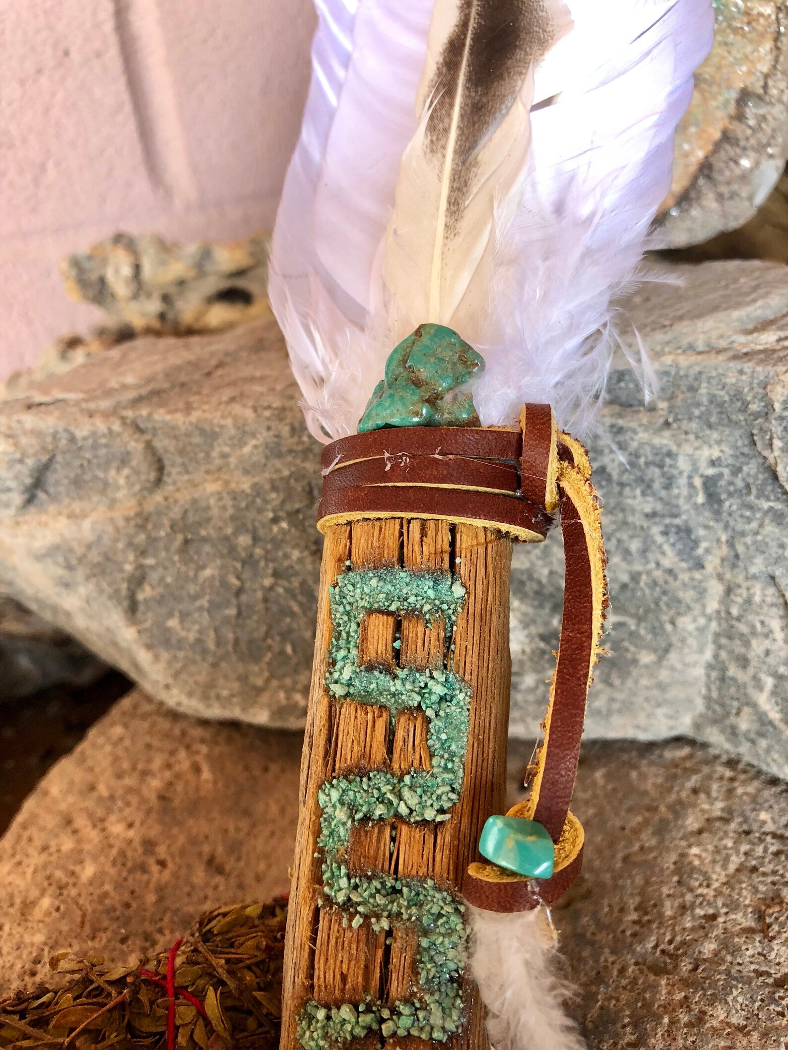 Native American Handmade Smudge Smudging Feather Fan - Etsy