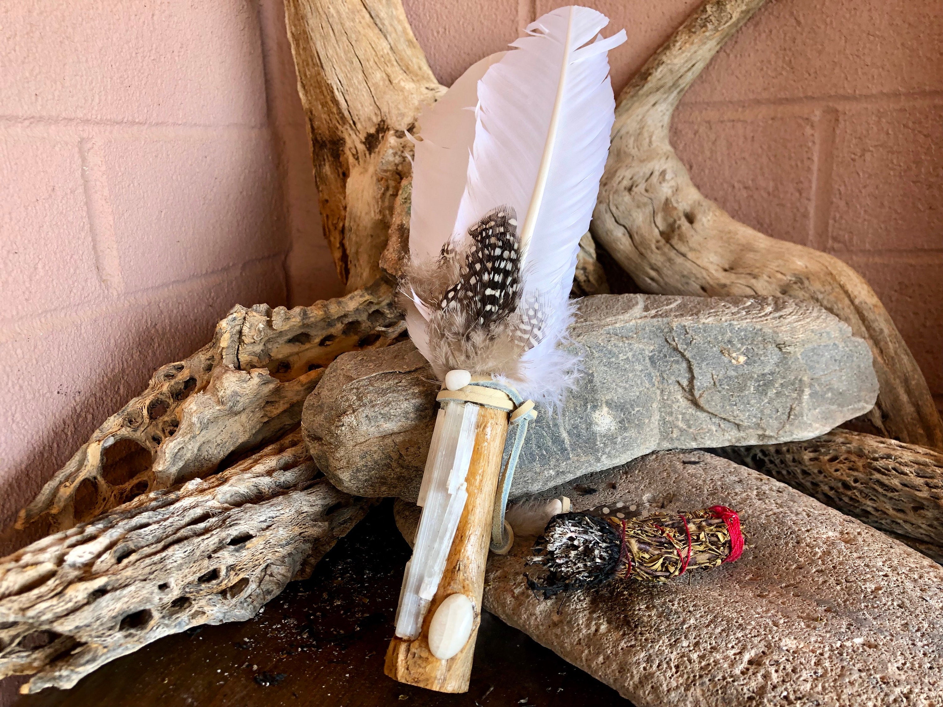 Smudge Fan Smudge Kit Smudge Set Authentic Smudge Fan Indian - Etsy