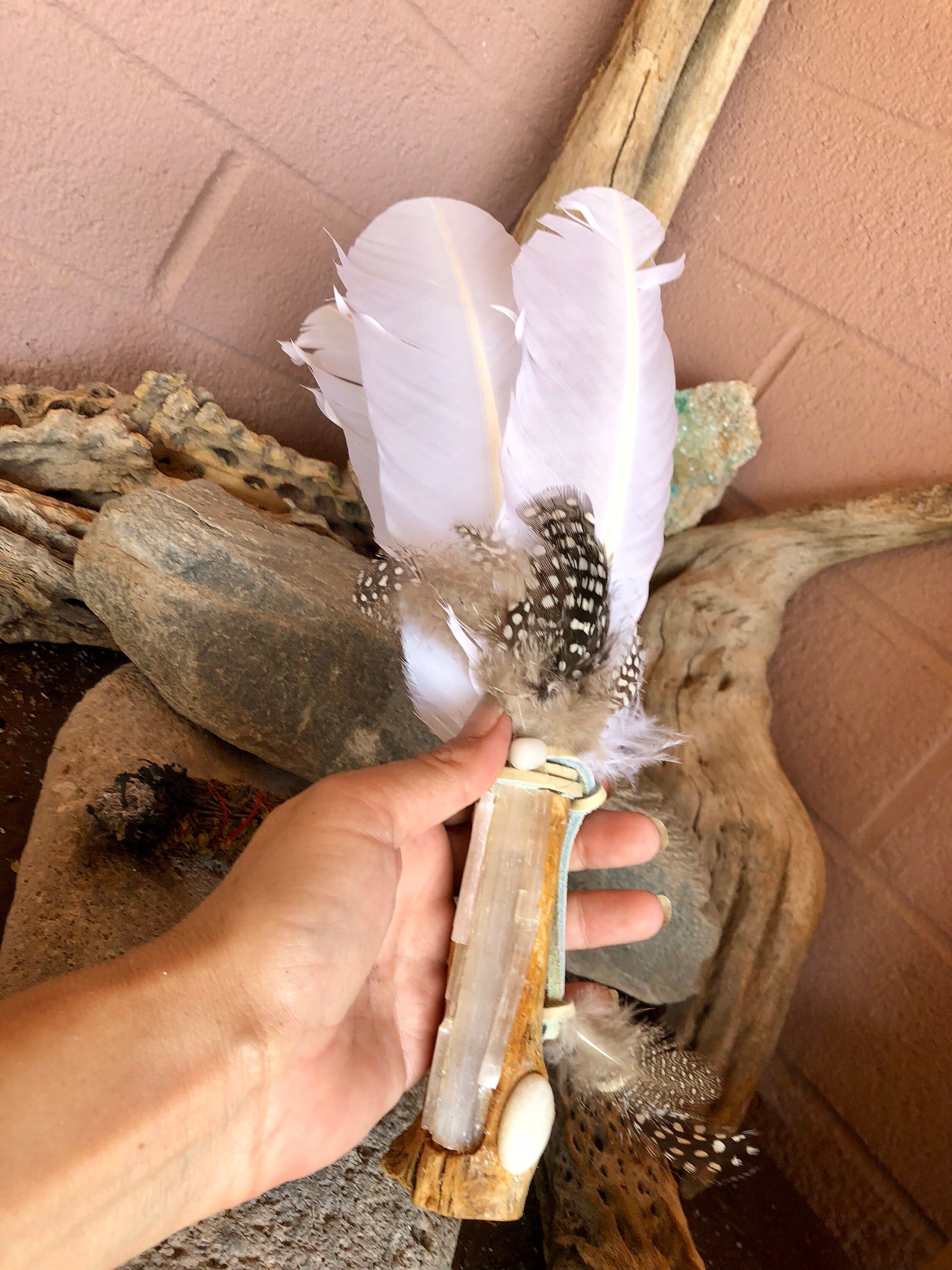 Smudge Fan Smudge Kit Smudge Set Authentic Smudge Fan Indian - Etsy