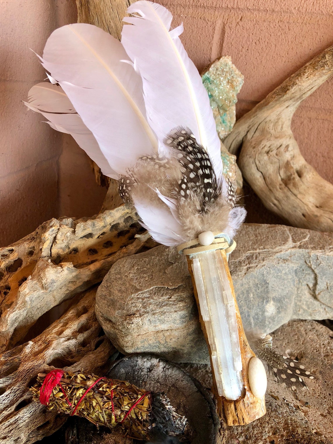 Smudge Fan Smudge Kit Smudge Set Authentic Smudge Fan Indian - Etsy