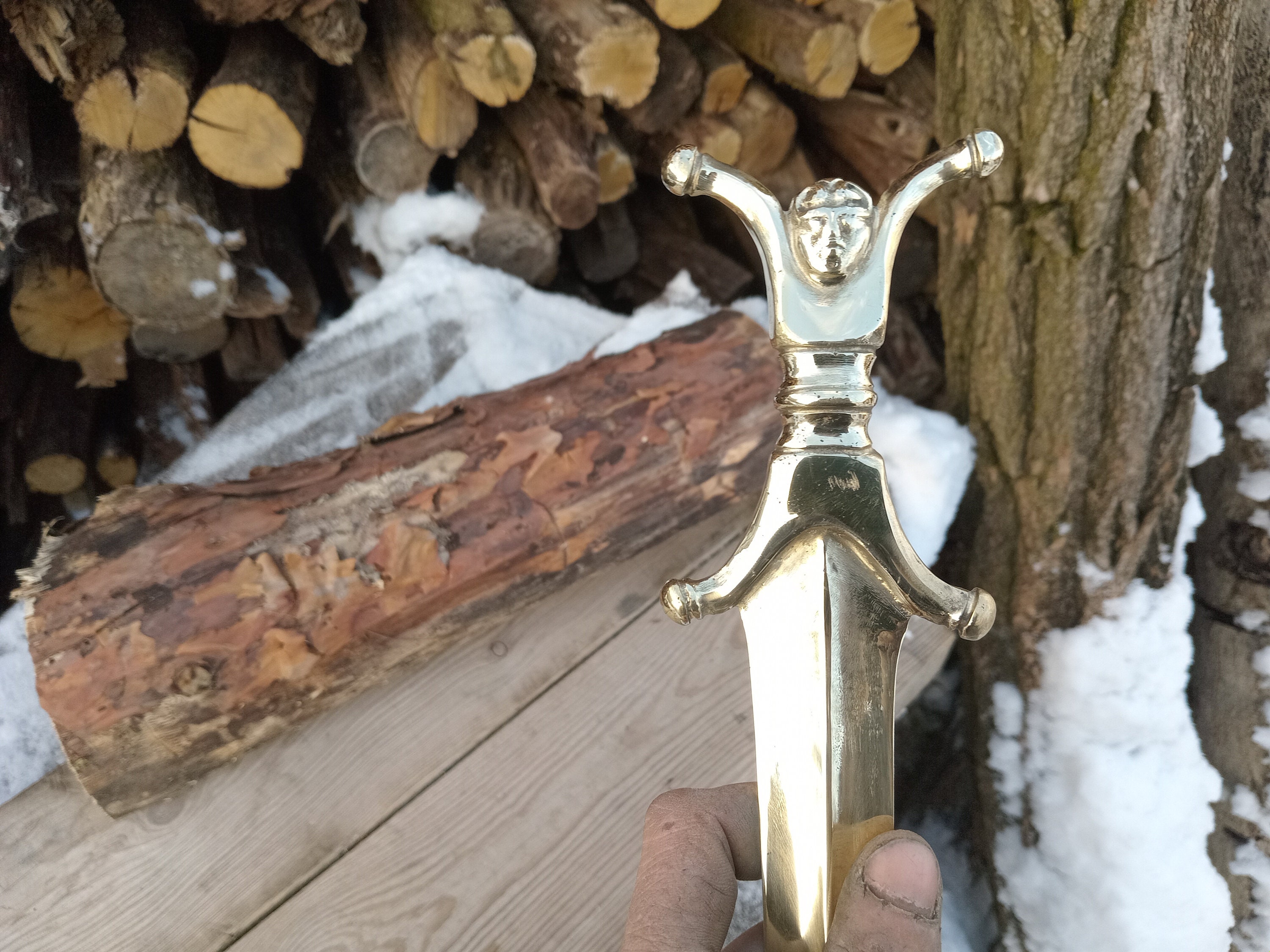 Dagger Goti.gothic Dagger.bronze Copy. - Etsy