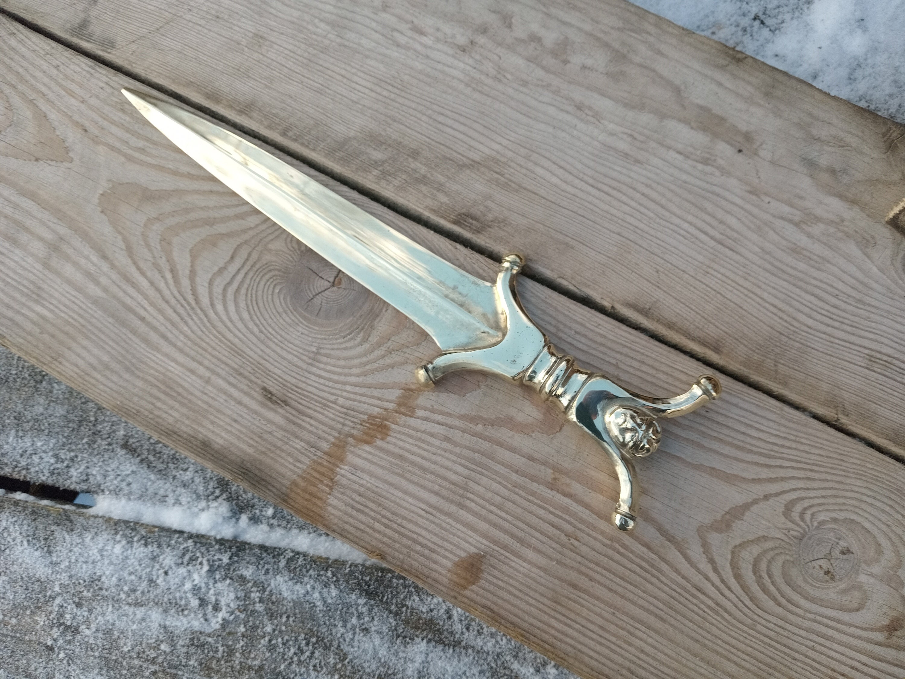 Dagger Goti.gothic Dagger.bronze Copy. - Etsy