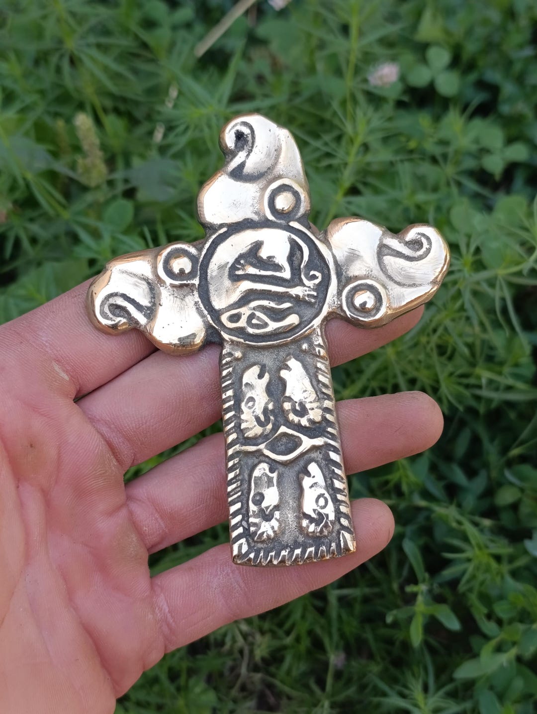 Scythian Cross. Cross-shaped Decoration. Animal Style.copy - Etsy