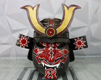 Samurai helmet | Etsy