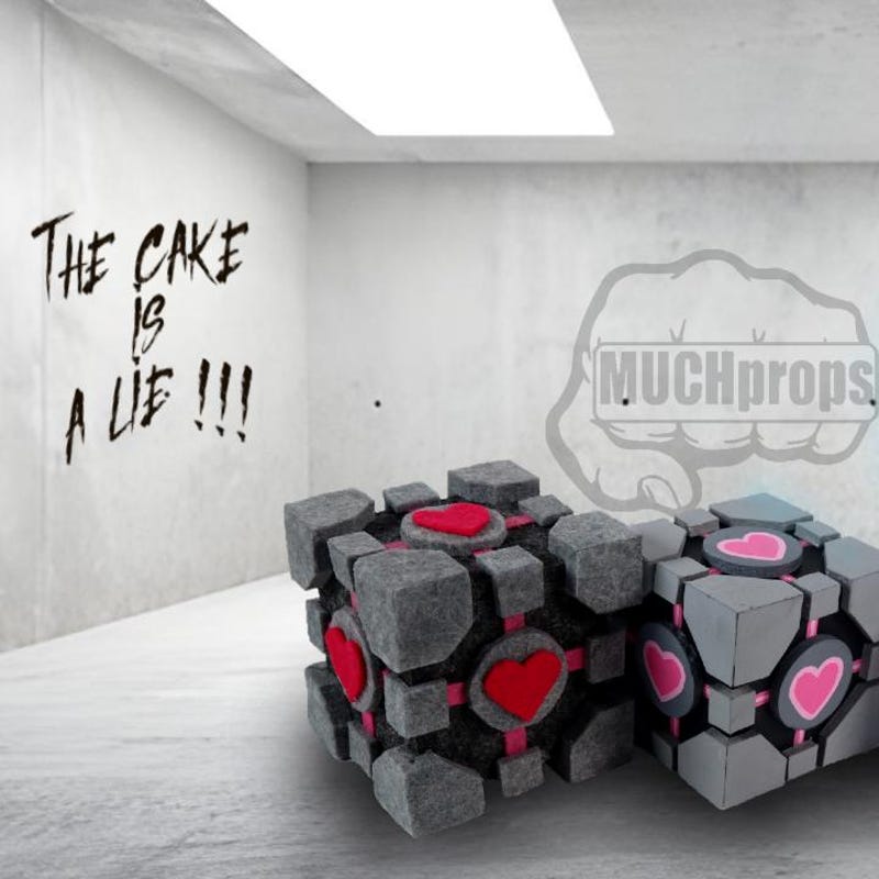Companion Cube - Etsy