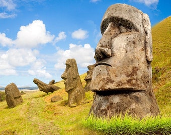 JUMBO Moai Statue Easter Island Head - Etsy