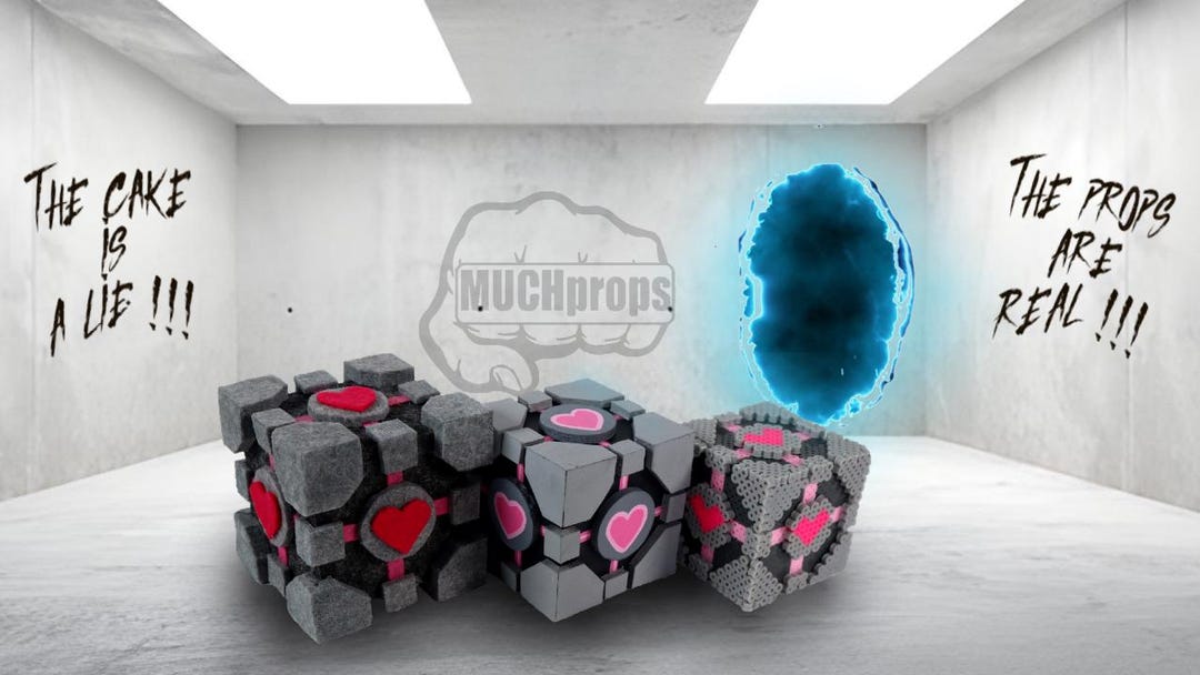 Portal Companion Cubes - Etsy