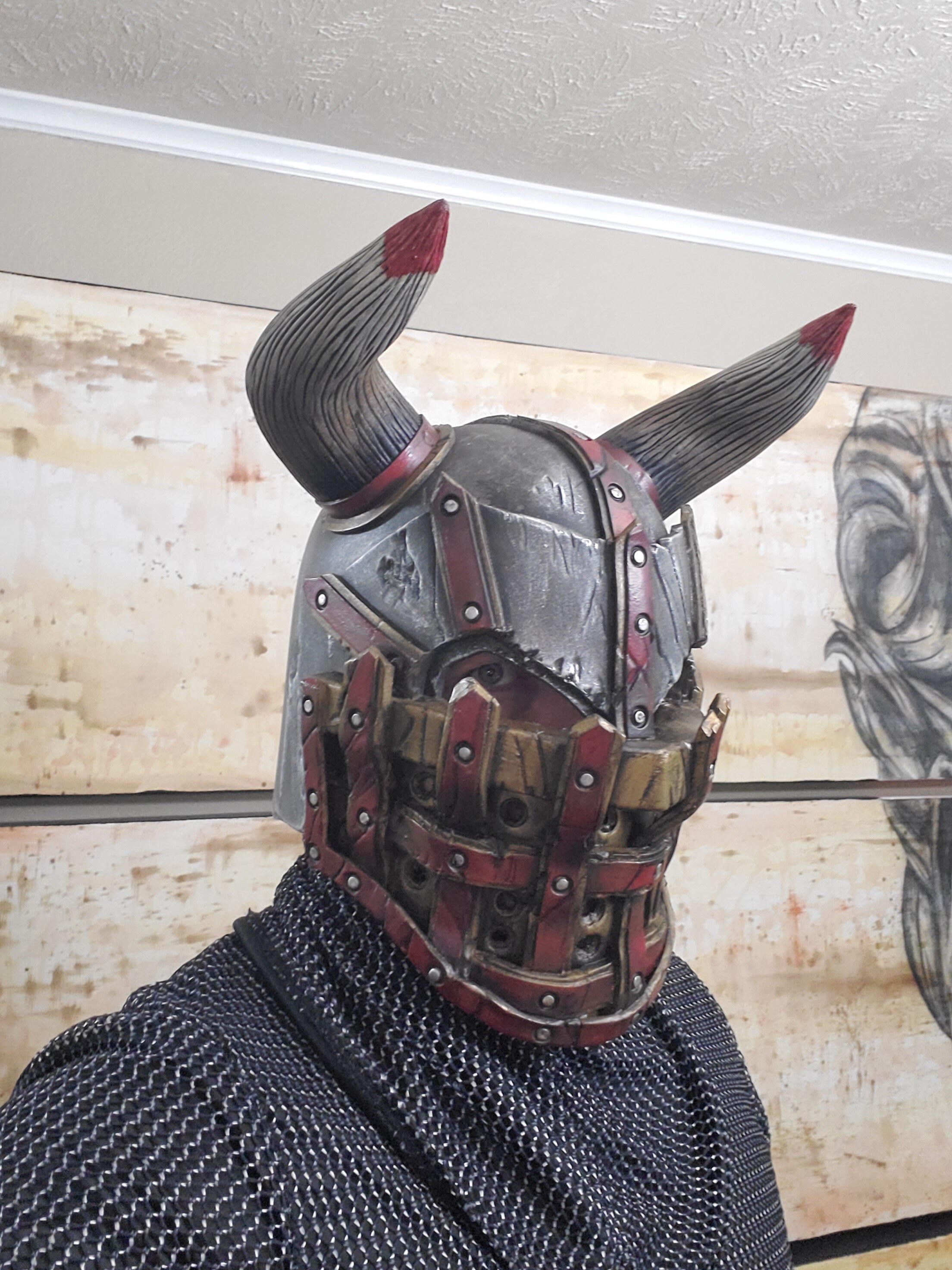 Custom Horned Helmet - Etsy