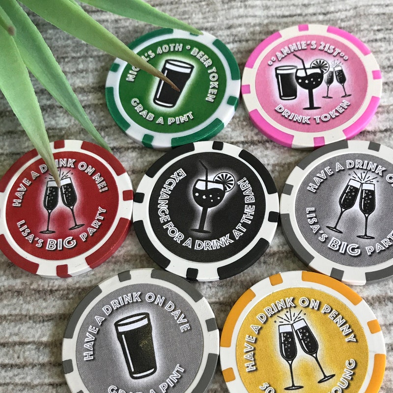 Drink Tokens - Etsy UK