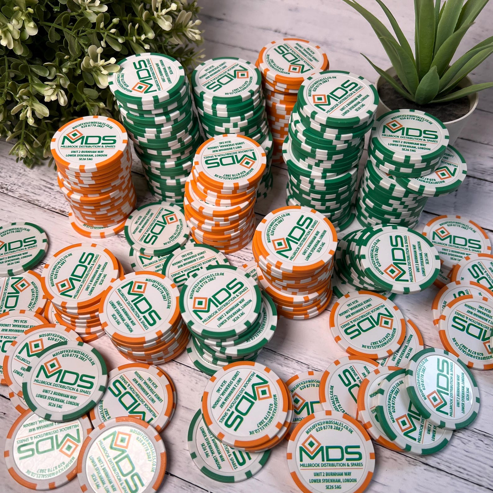 150 X Personalised Poker Chips - Blackjack Chip - Poker Gift Made in UK ...