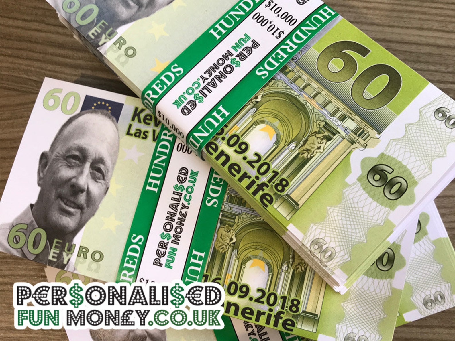 Personalised Euros Fun Funny Money Euro Bank Notes 50th 18th - Etsy