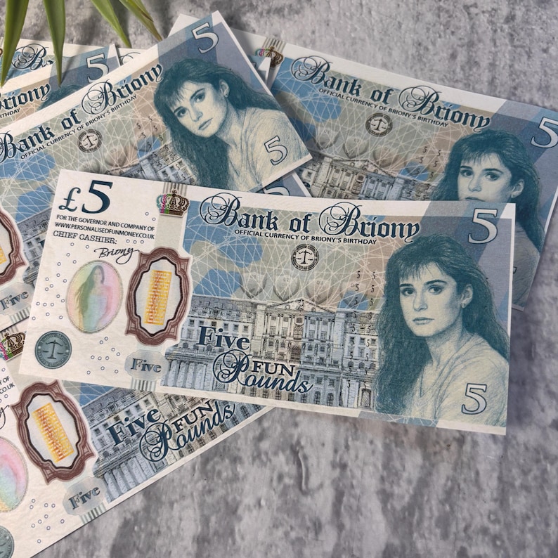 Personalised Novelty Pound Notes: Funny Money Photo Gift, Made in UK ...