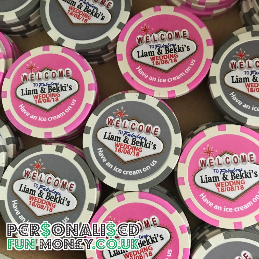 20 X Personalised Poker Chips Customised Casino Chips Made - Etsy UK