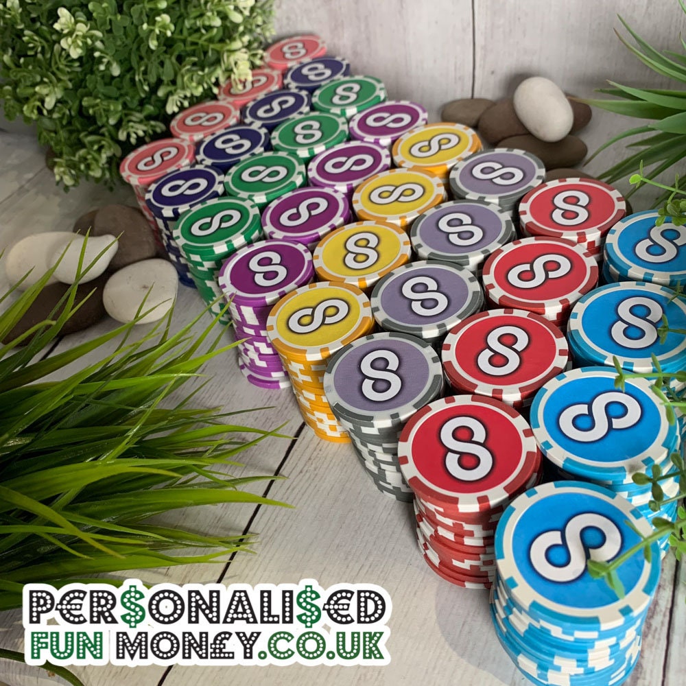 Personalised Poker Chips Tokens Casino - Etsy UK