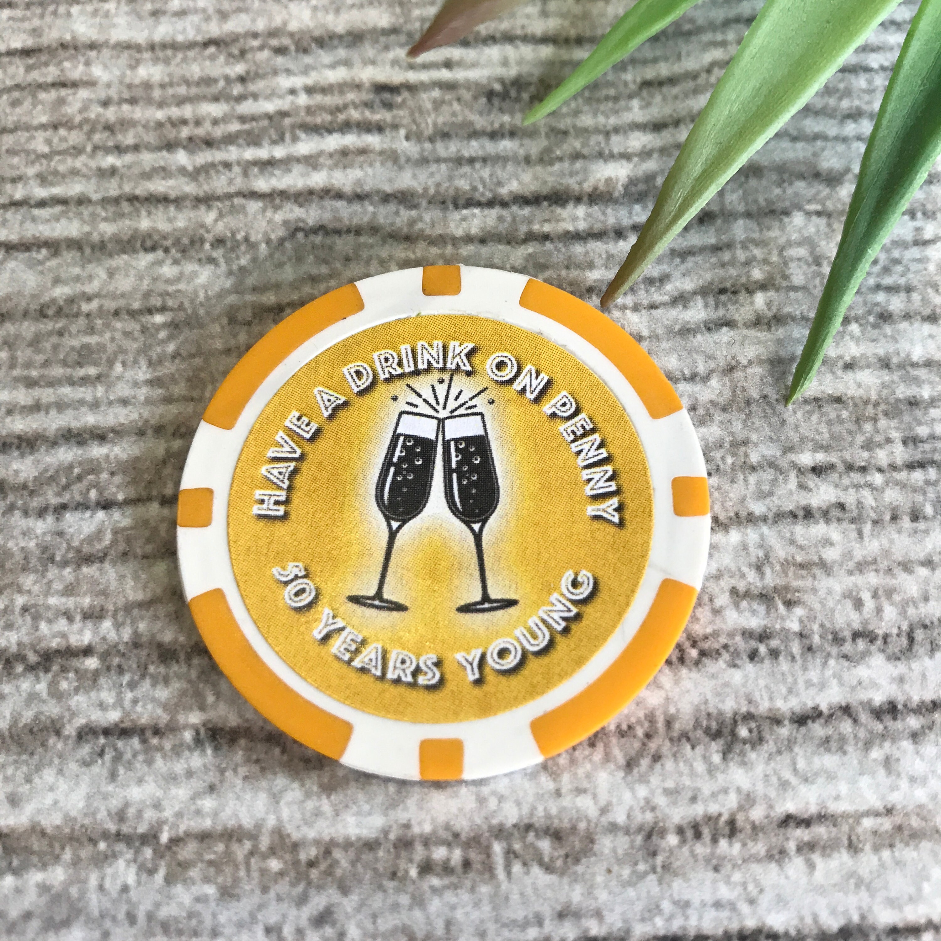 Drink Tokens Vouchers Party Casino Poker Chips Personalised | Etsy