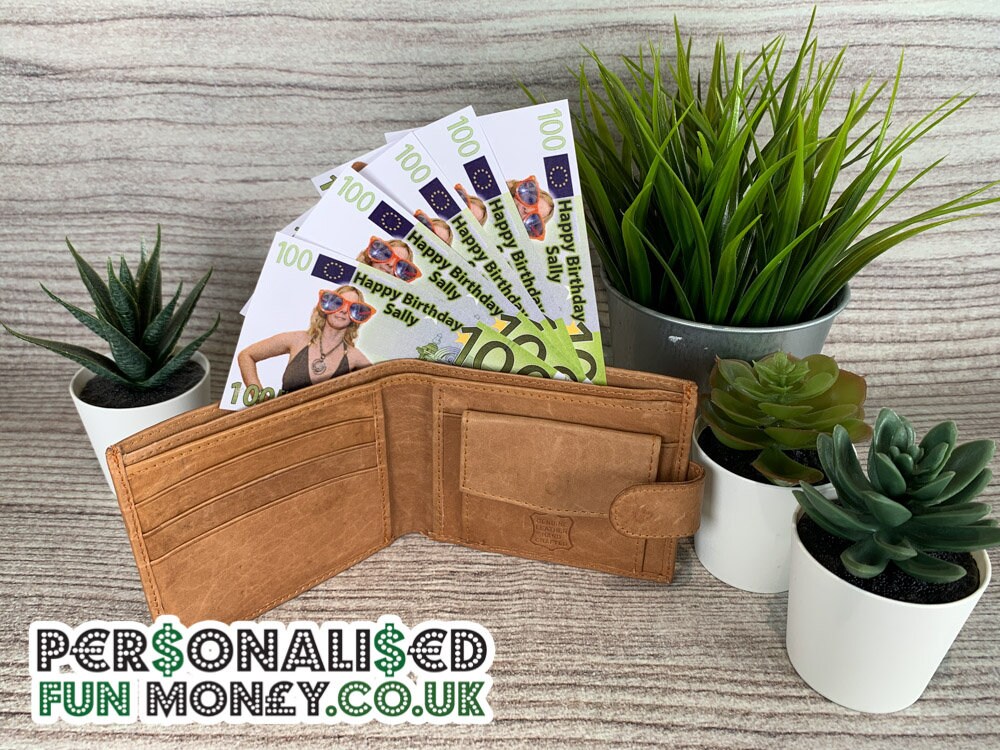 Personalised Euros Fun Funny Money Euro Bank Notes 50th 18th | Etsy