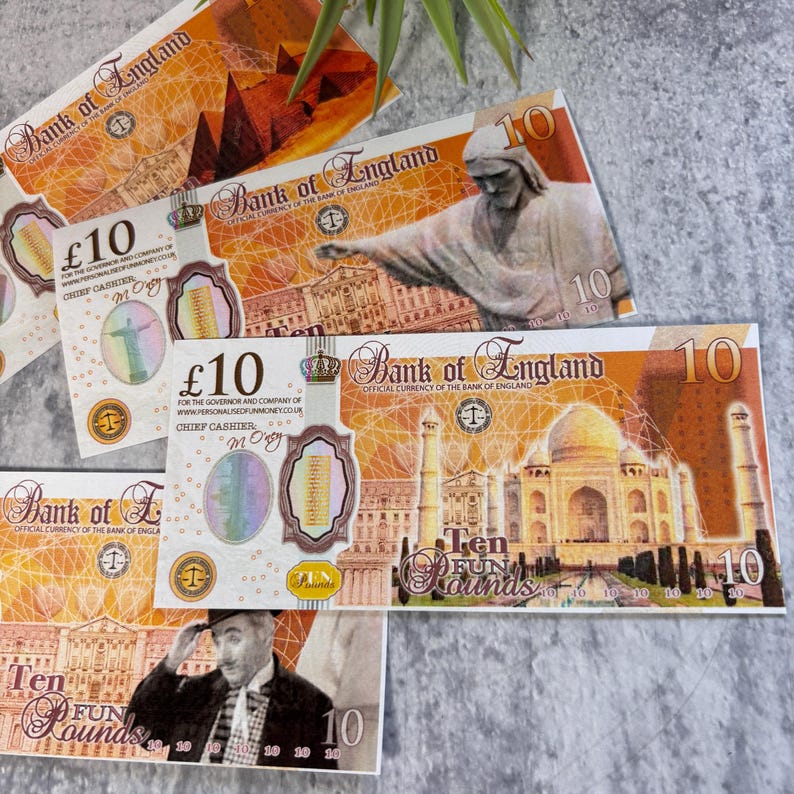 Personalised Novelty Pound Notes: Funny Money Photo Gift, Made in UK ...