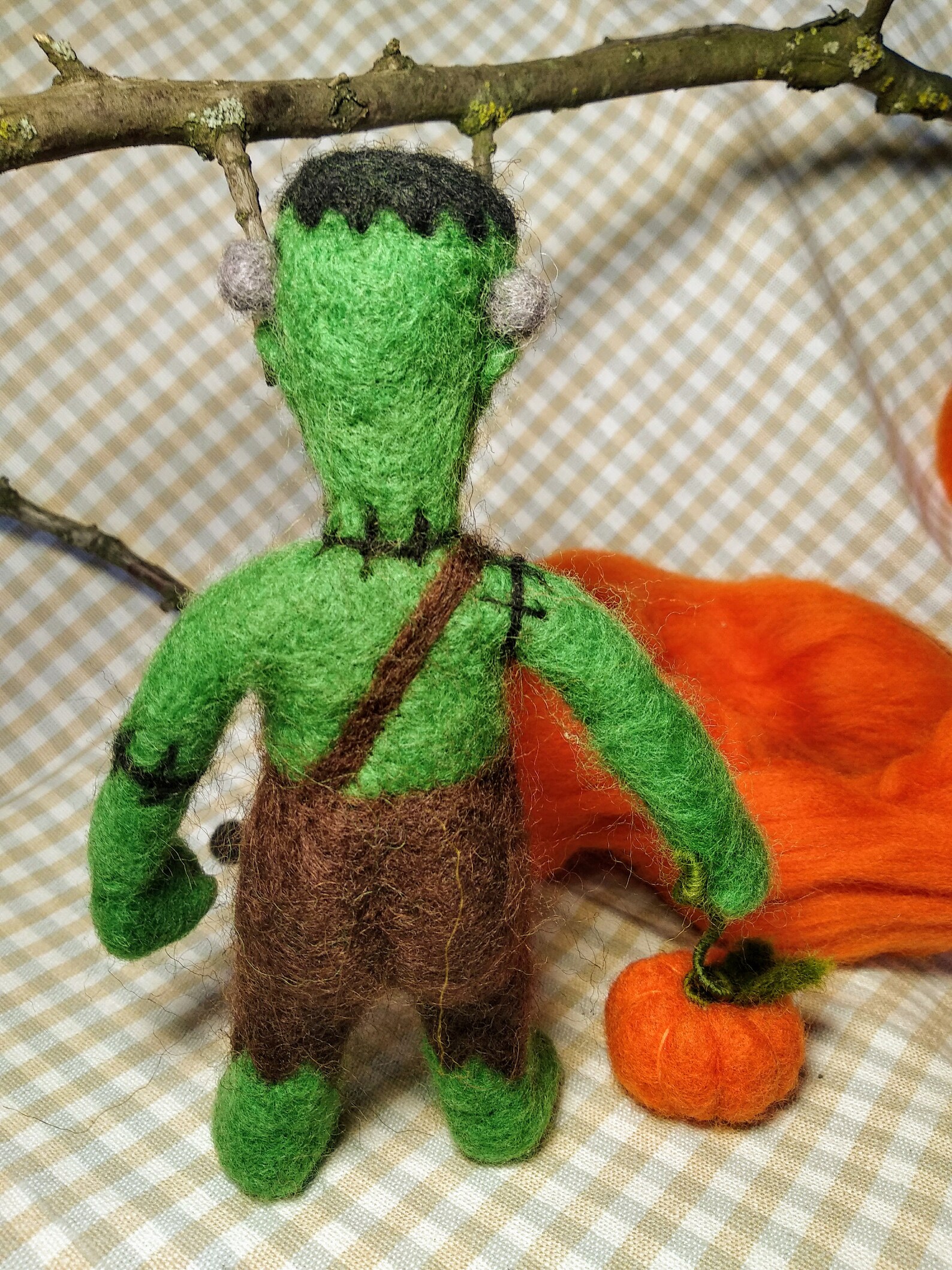 Halloween Frankenstein Handmade Felt Frankenstein Gift - Etsy