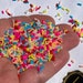 MULTI COLOR SPRINKLE Bits -polymer Sprinkles - Fake Sprinkles - Clay ...