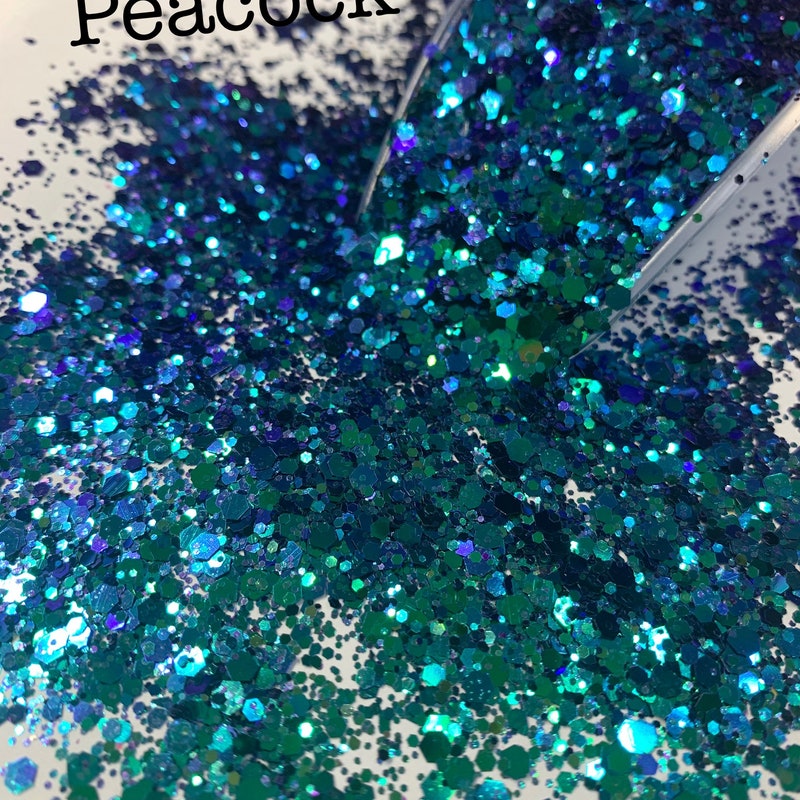Peacock Green Blue - Etsy