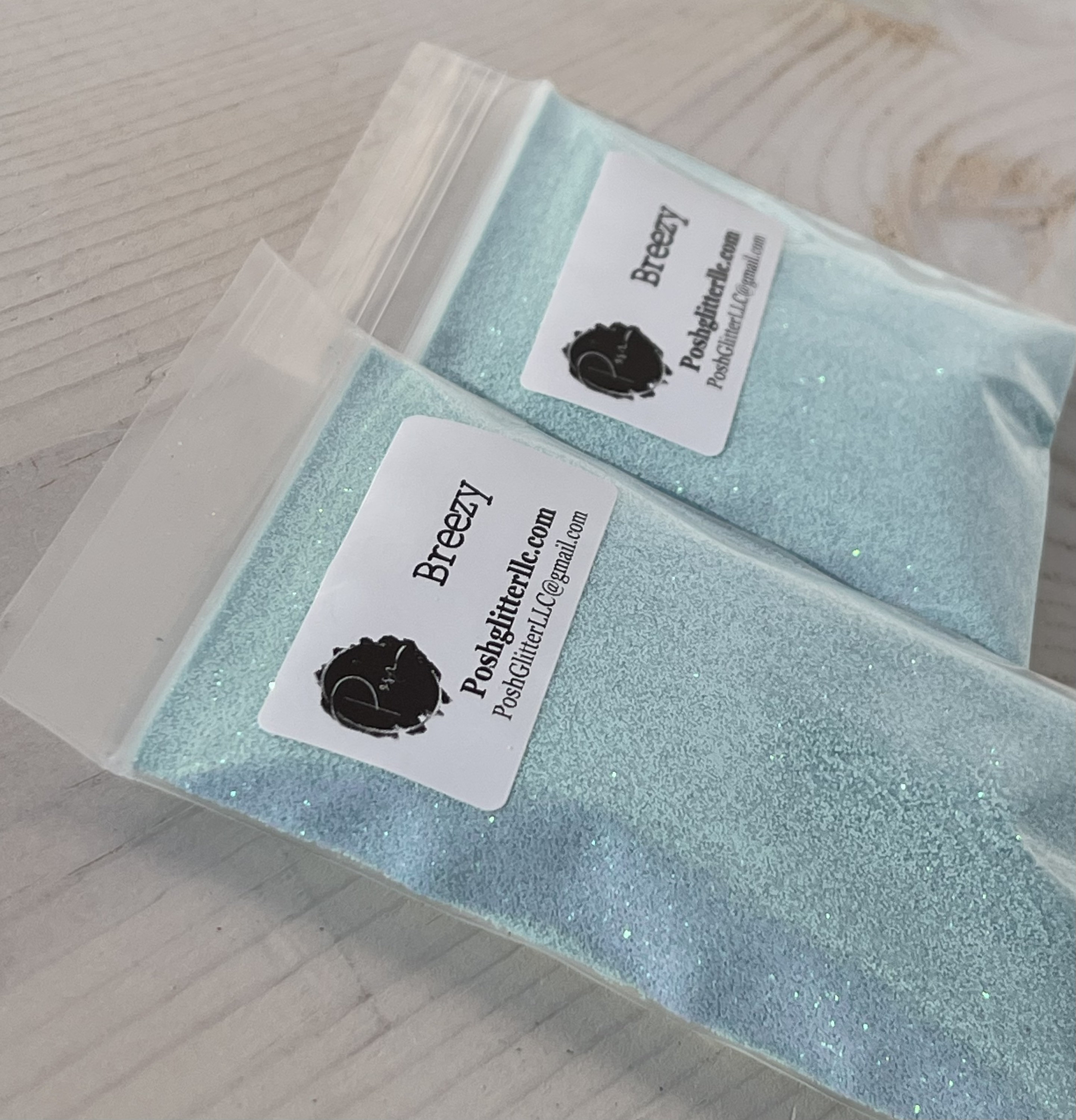 BREEZY BLUE Light Blue Glitter, Ultra Fine Loose Glitter, Polyester ...