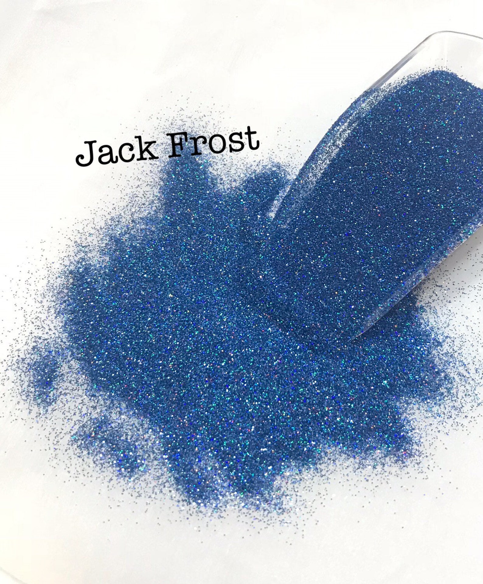 JACK FROST BLUE - Blue Holographic Ultra Fine Loose Glitter - Polyester ...