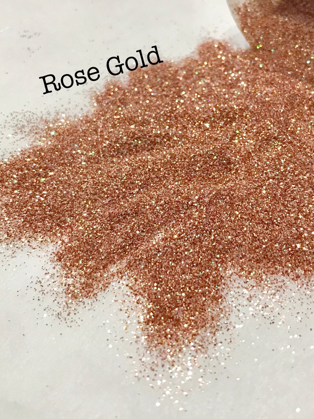 ROSE GOLD HOLO - Rose Gold Glitter - Ultra Fine Loose Glitter ...