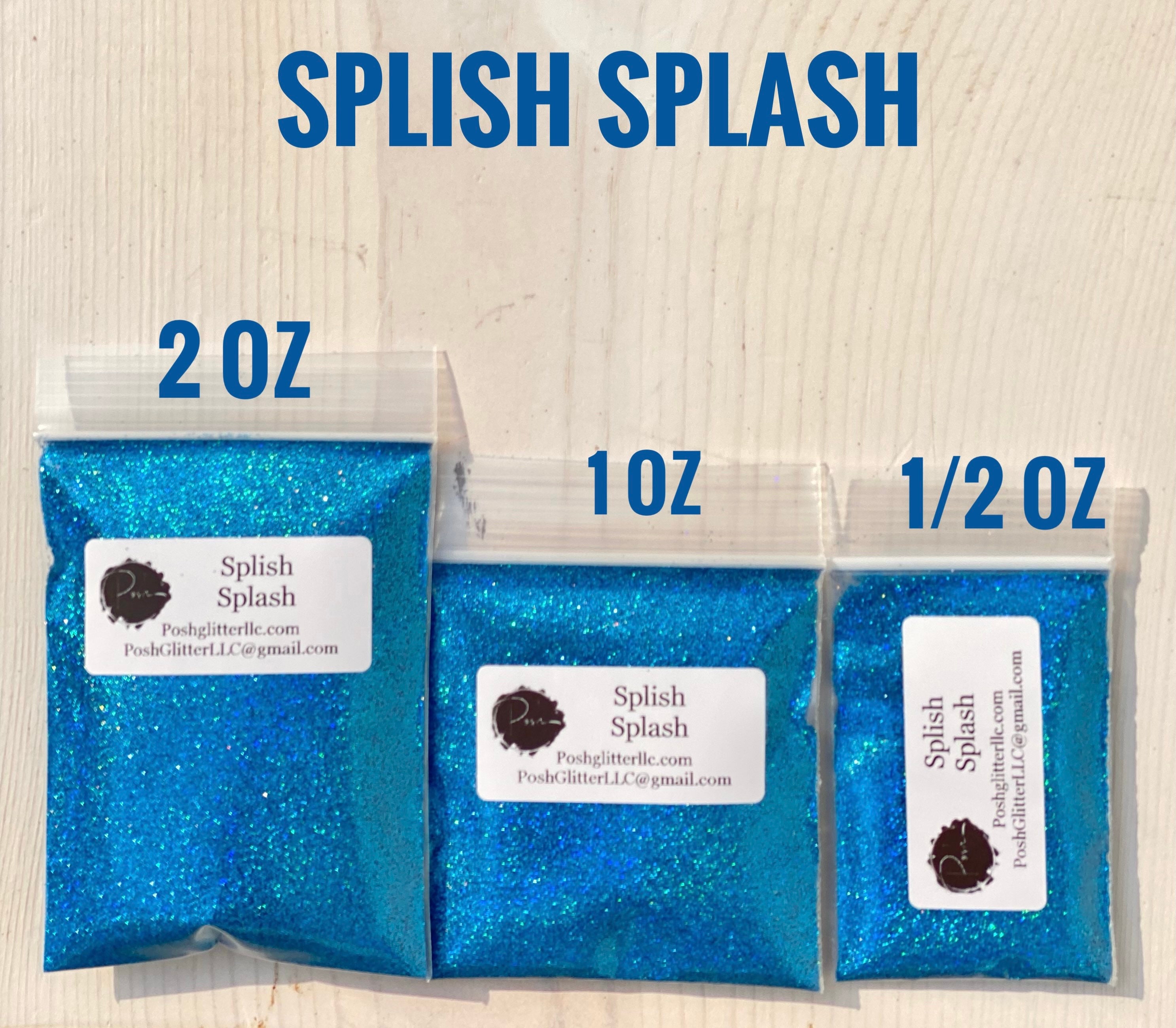 SPLISH SPLASH Blue Ultra Fine Holographic Glitter Blue - Etsy
