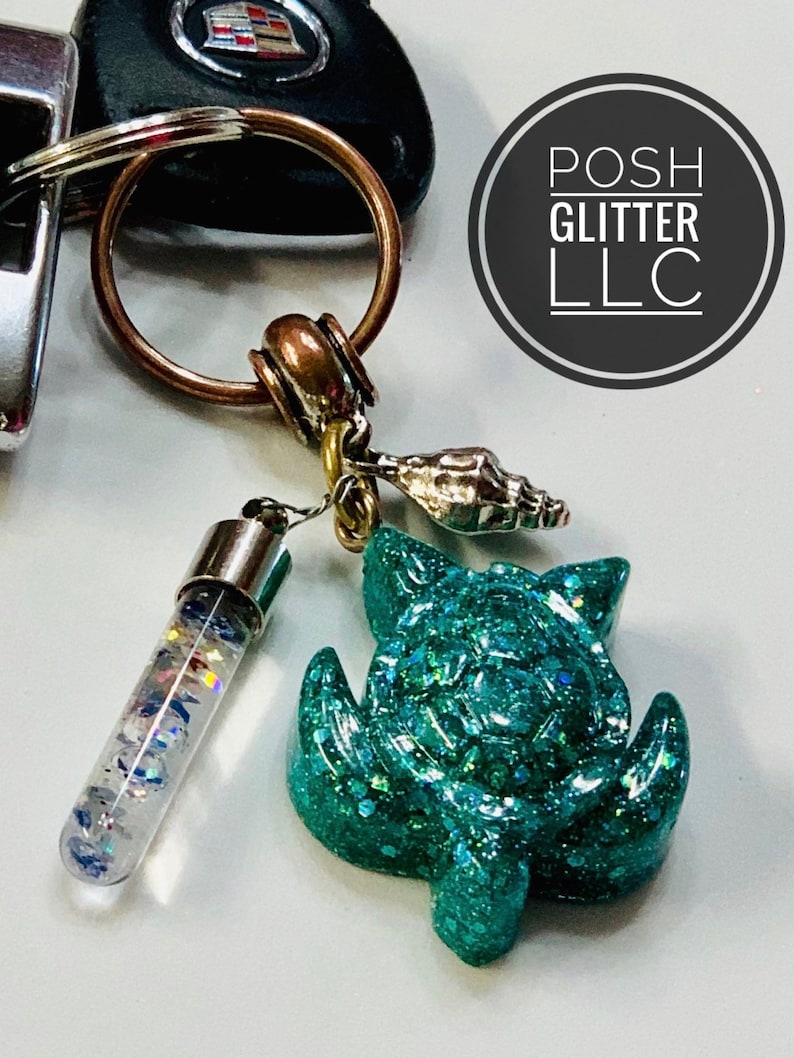 BULB 1MM FLOATING CHARM Glitter Charm Pendant Glass - Etsy