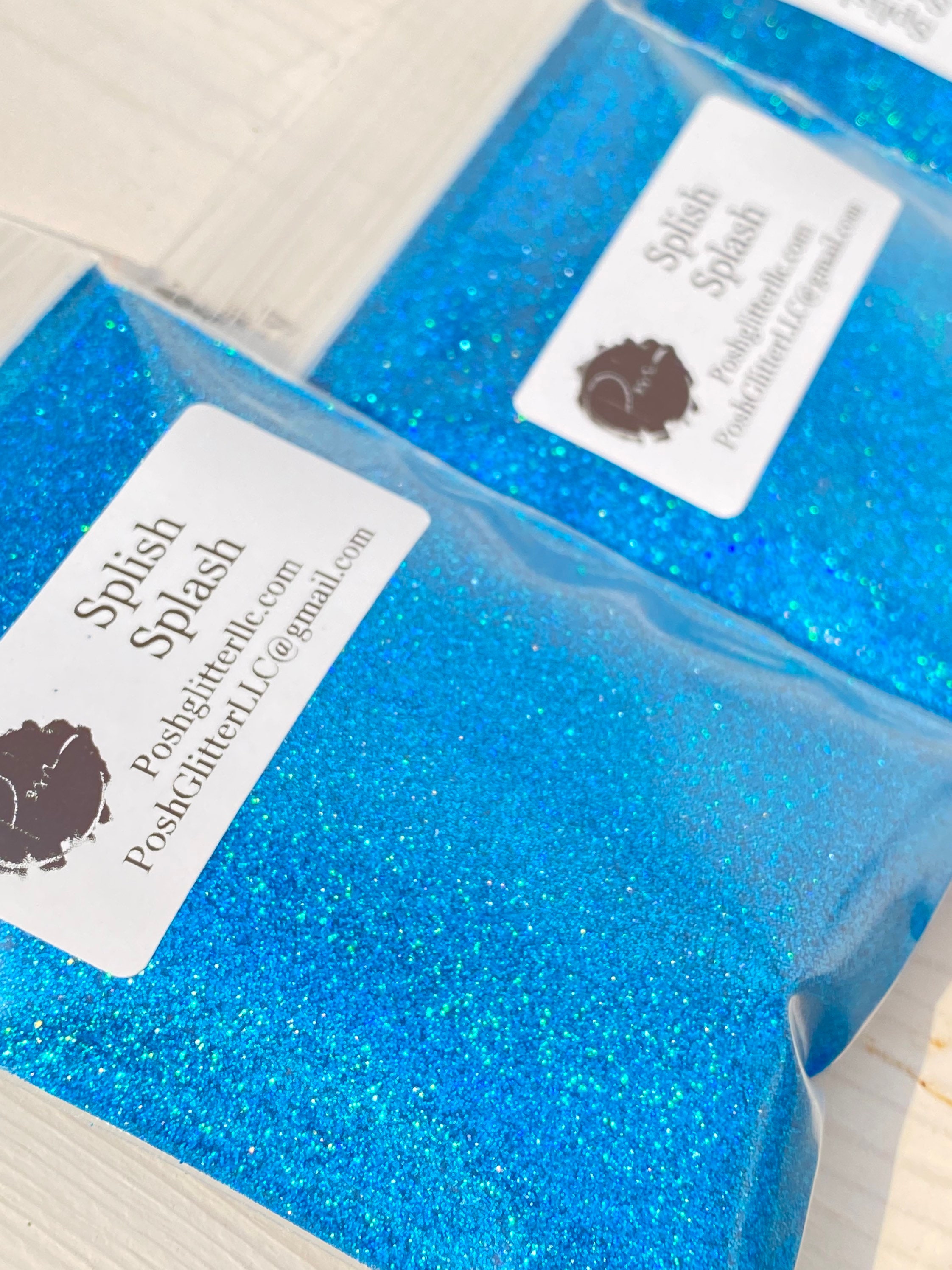 SPLISH SPLASH Blue Ultra Fine Holographic Glitter Blue - Etsy