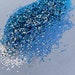 ICE BLUE 1MM - Light Blue Silver Color Shift Glitter - Hex Cut ...
