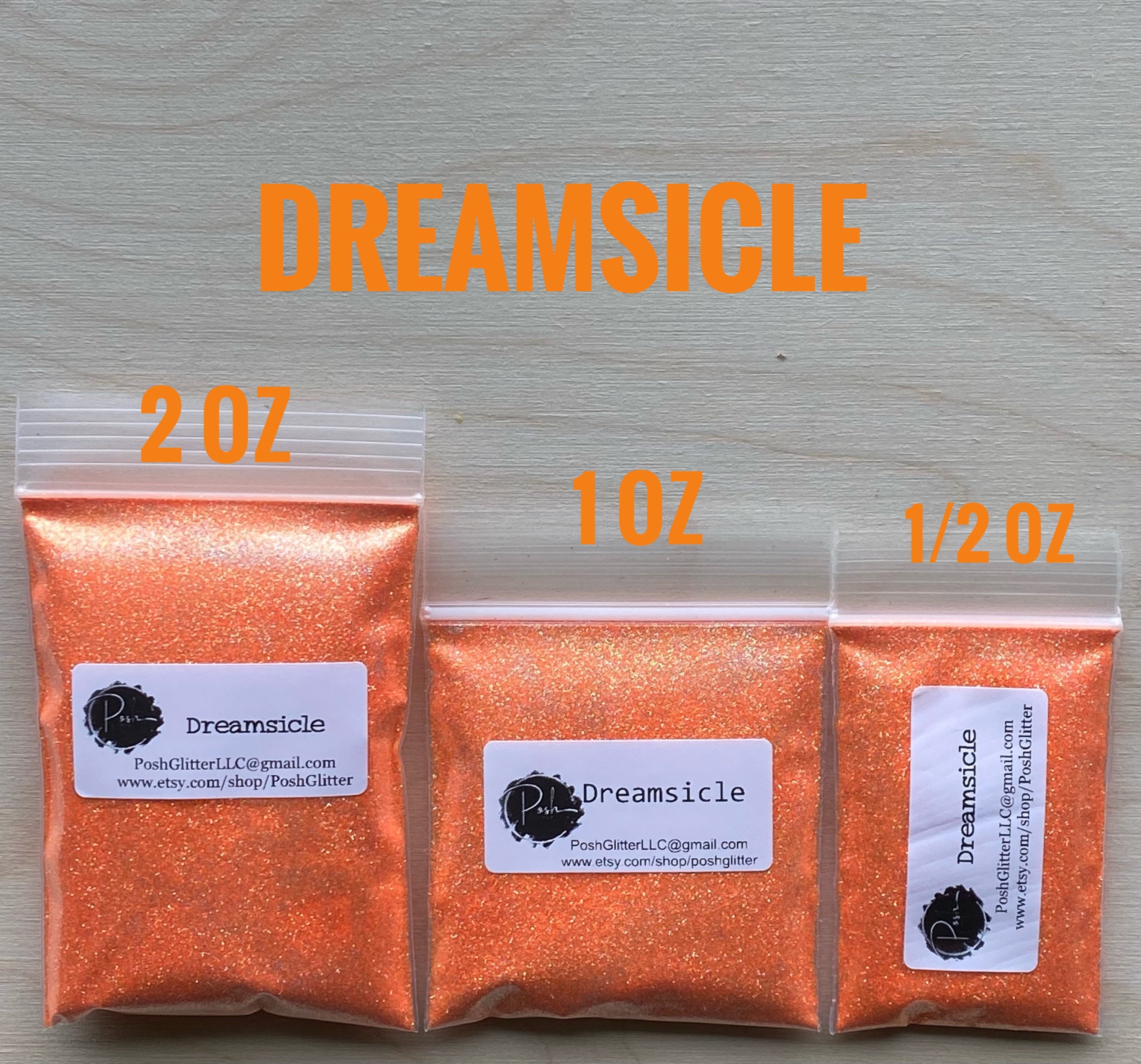 DREAMSICLE Orange Glitter Ultra Fine Orange Glitter - Etsy