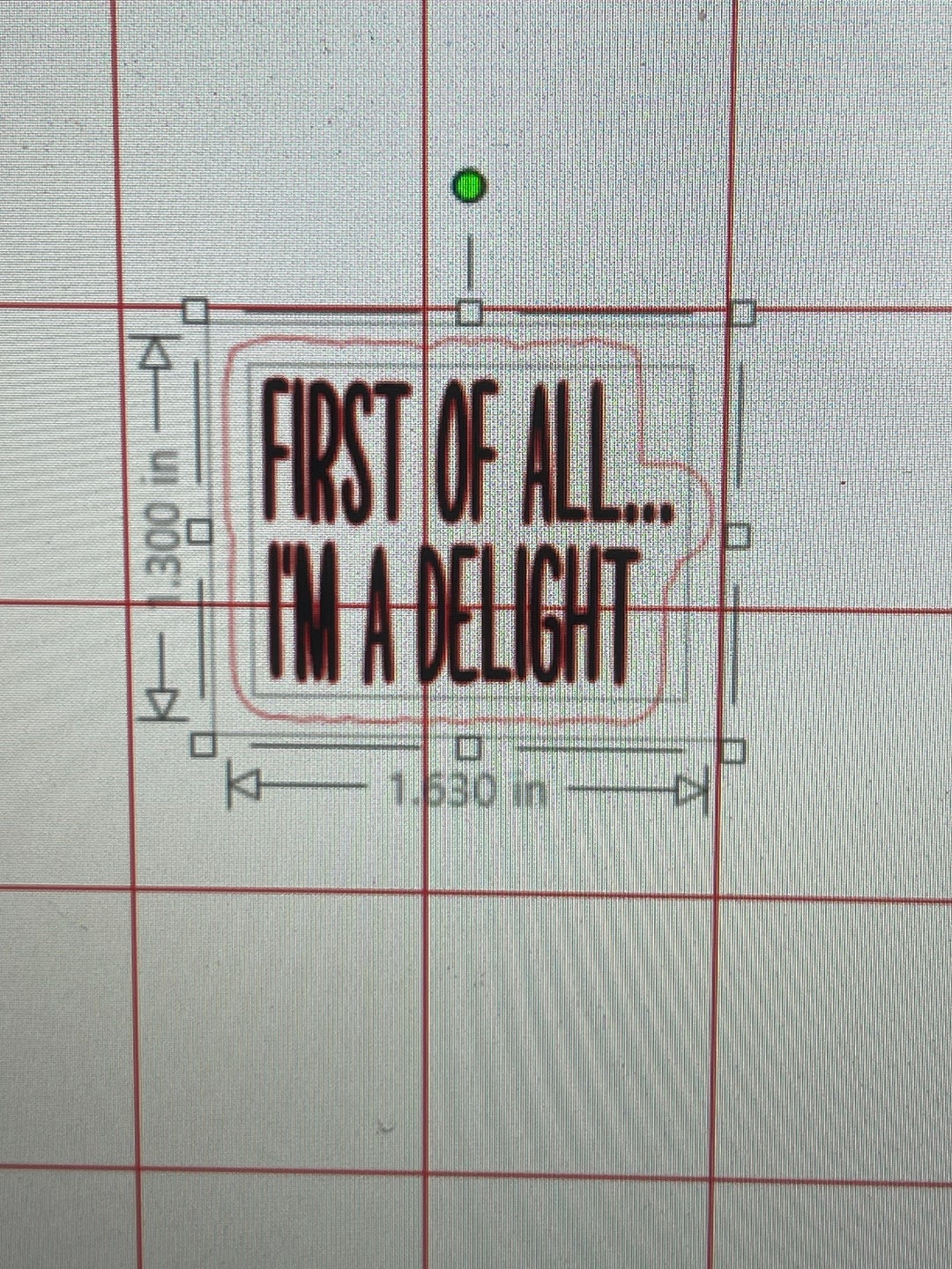 First of All...i'm A Delight Svg-digital File-not a Physical Item - Etsy